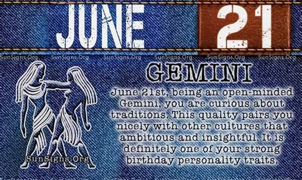 June 21 Zodiac Sign: Gemini or Cancer?