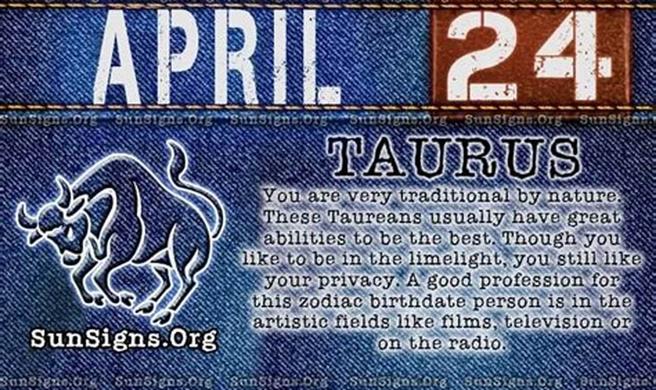 Understanding April 24 Astrology: Traits & Insights