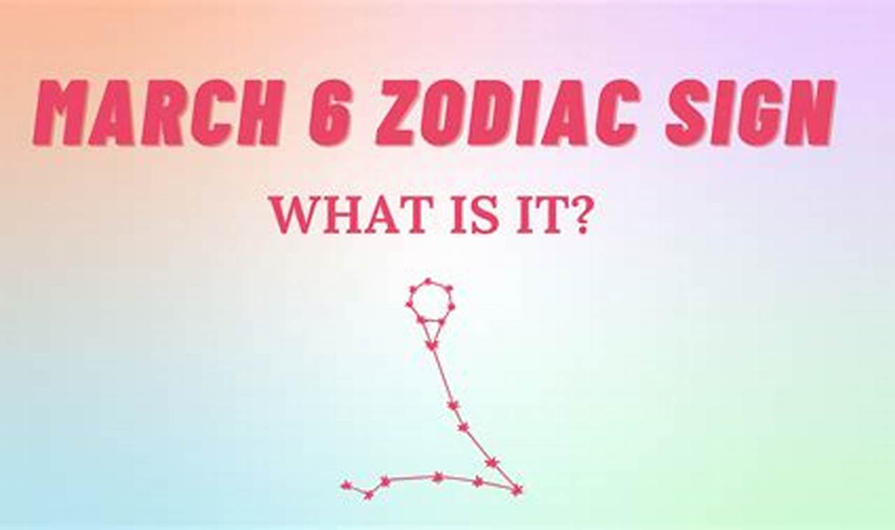 Understanding March 6 Zodiac: Personality & Traits