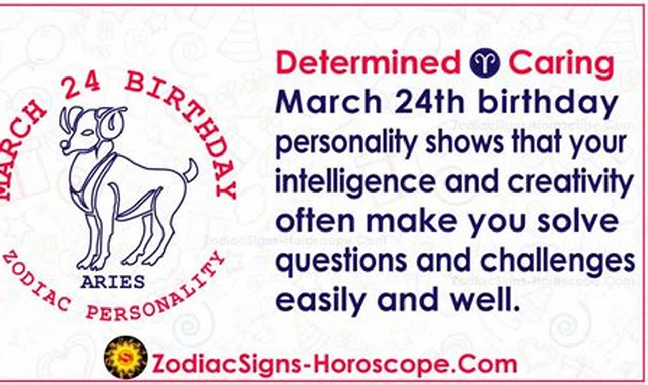 March 24 Astrology: Personality, Traits & More