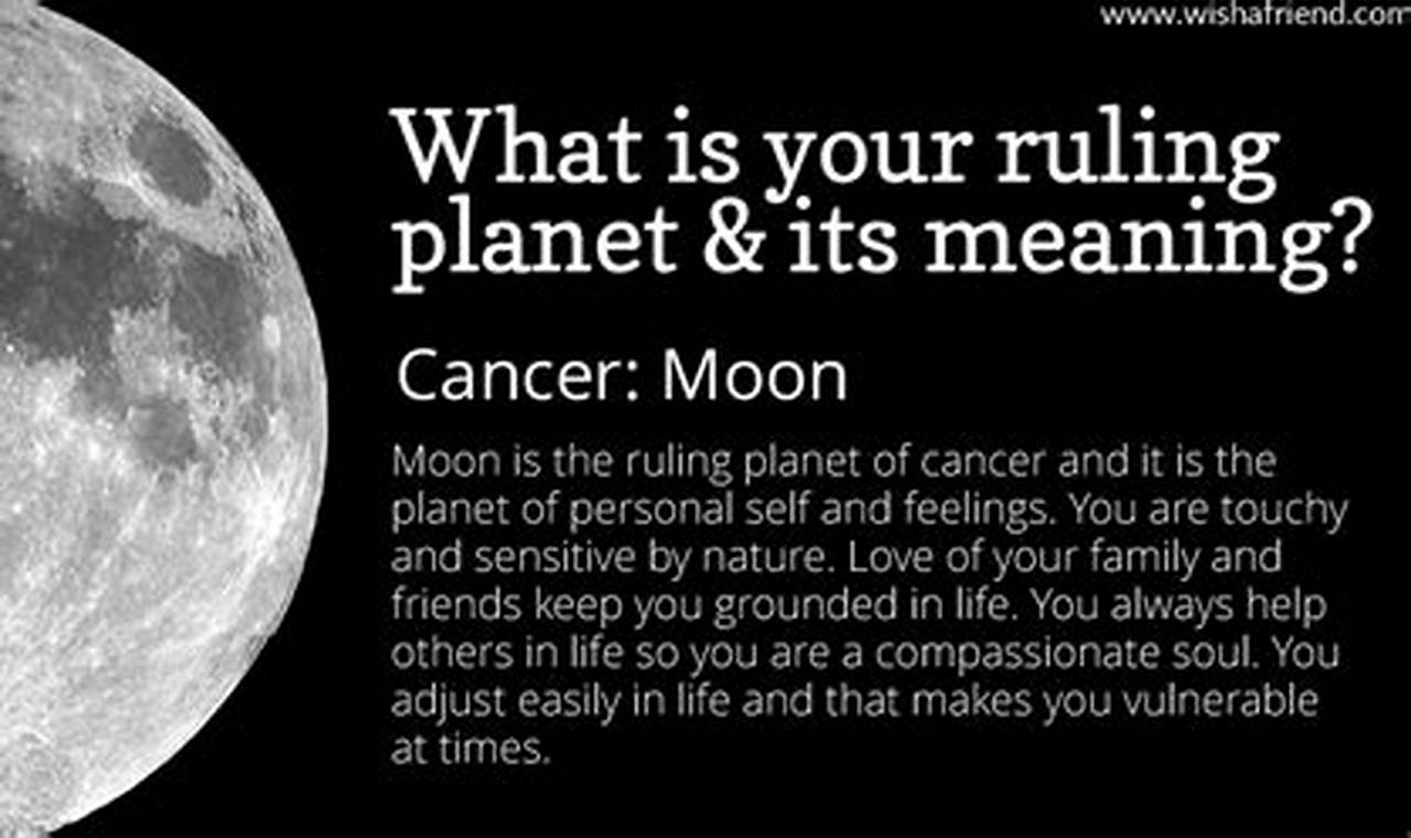 Cancer Astrology: Ruling Planet & Its Meaning
