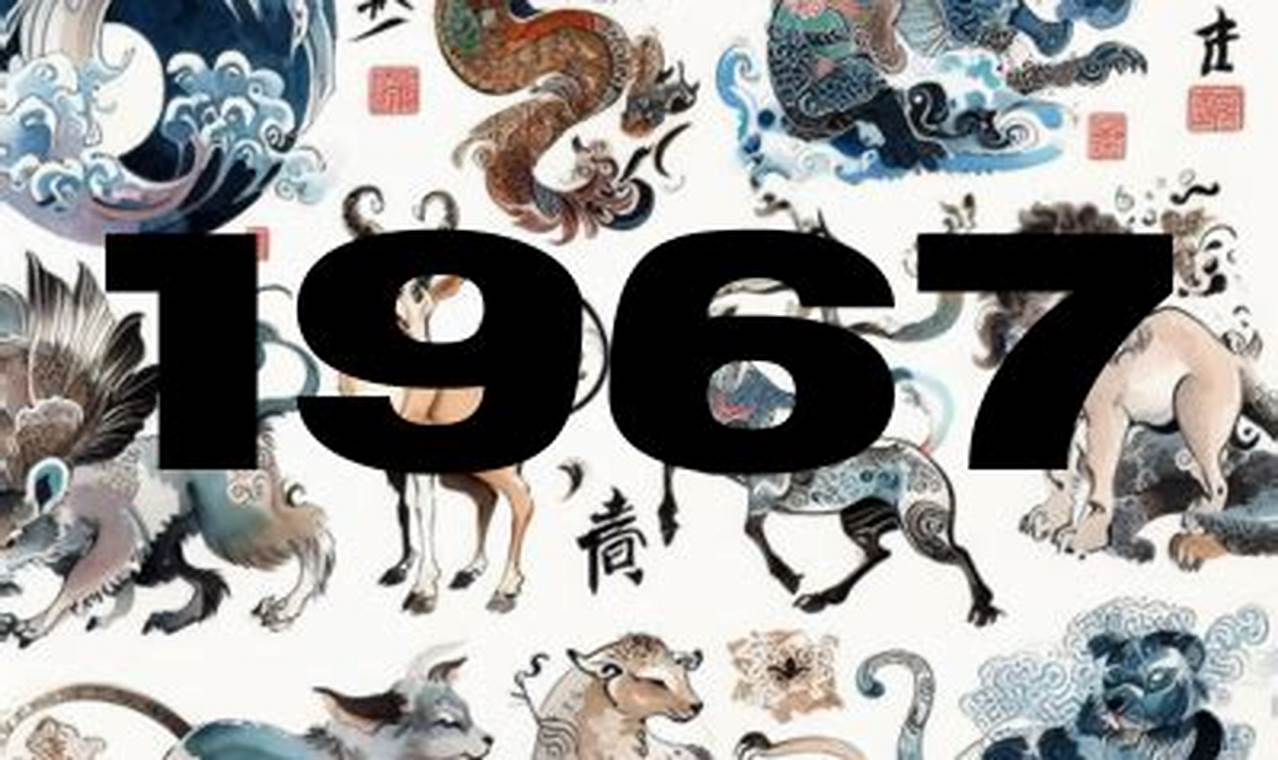 1967 Chinese Zodiac: Year of the Fire Goat